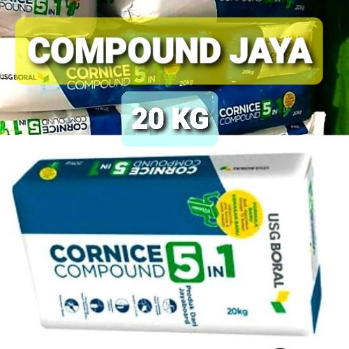 Jual COMPOUND JAYA 20 KG / CORNICE COMPOUND JAYA | Shopee Indonesia