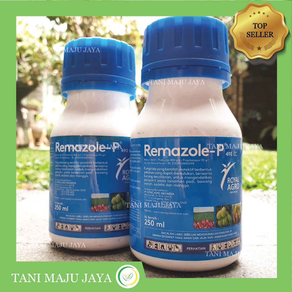 Jual Fungisida Remazole-P 490EC 250 ml Obat Jamur Tutul Bercak Daun ...