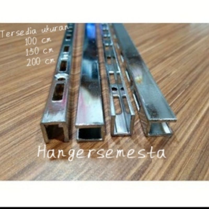 Jual TIANG BRACKET/REL BREKET TEBAL DAN TIPIS UKURAN 40cm, 50cm, 100CM ...