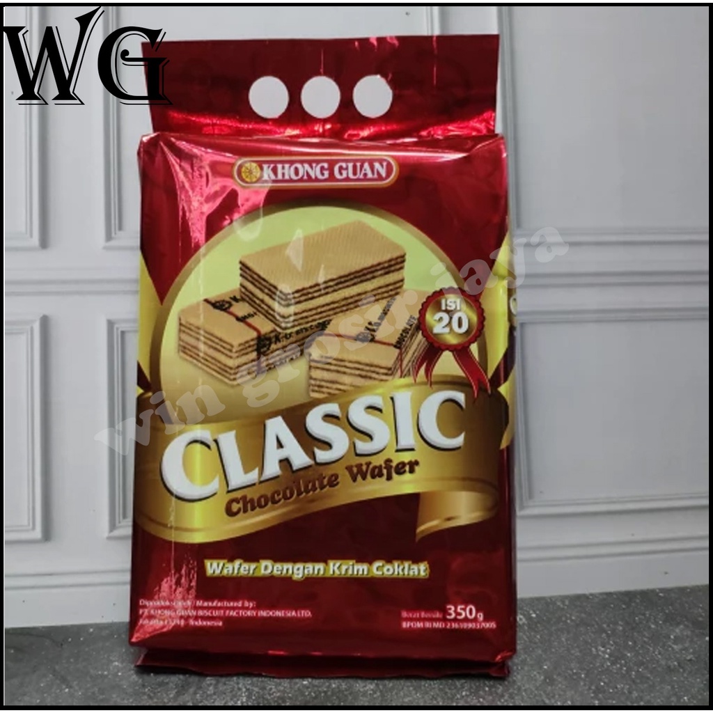 Jual Kong Guan Classic Wafer Chocolate 350 gram | Shopee Indonesia