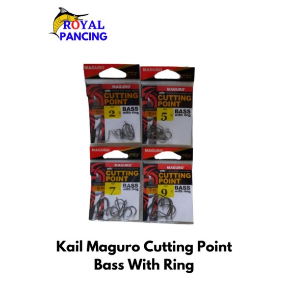Jual Kail Maguro Cutting Point BASS with Ring (lobang, tipe besar) | Shopee Indonesia
