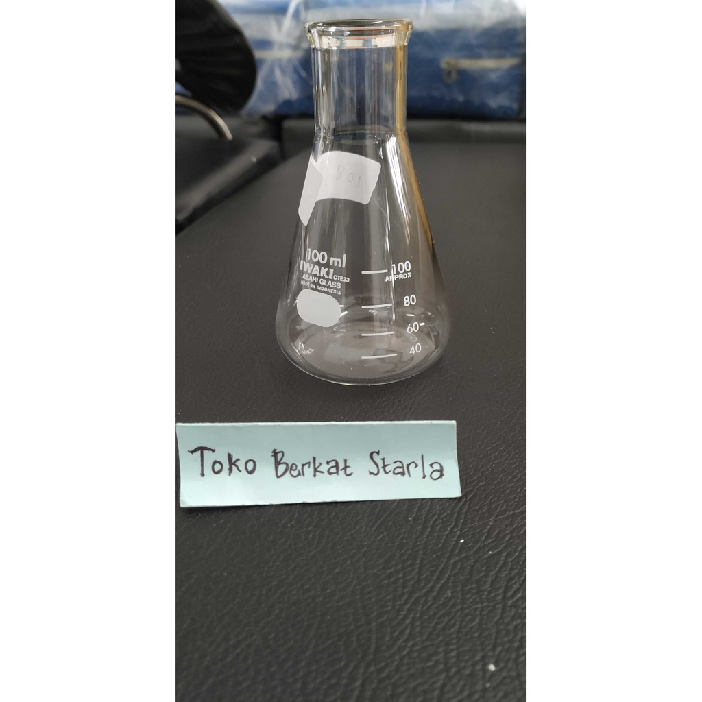 Jual Peralatan Laboratorium/ Tabung Kaca/ Tabung Percobaan/ Eelenmeyer ...