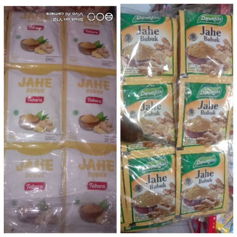 Jual Jahe Bubuk Tabura Jahe Bubuk Dapur Kita 1 Renteng 12 Sachet Shopee Indonesia