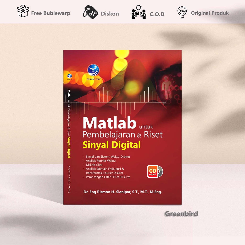 Jual Buku Matlab Untuk Pembelajaran Dan Riset Sinyal Digital+cd ...