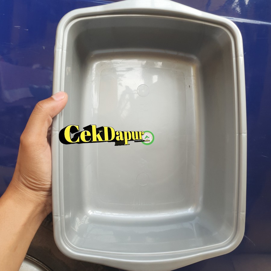 Jual baskom 20cmx30cm/baskom persegi panjang/baskom plastik murah ...