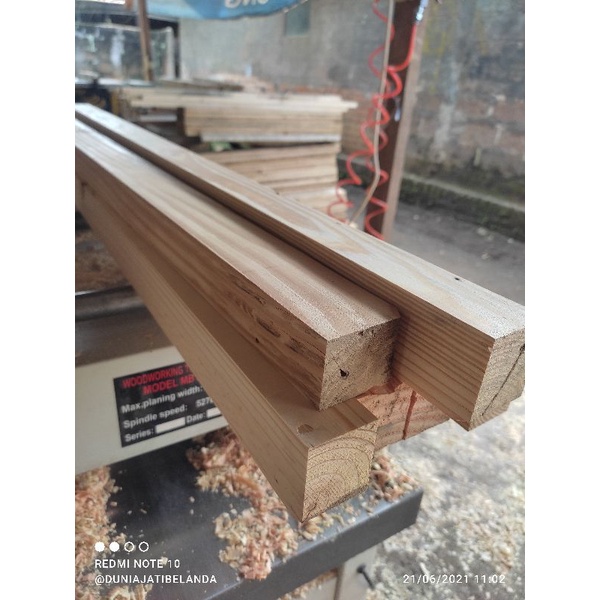 Jual balok kaso jati belanda 5x5x200 & 6x6x200cm | Shopee Indonesia