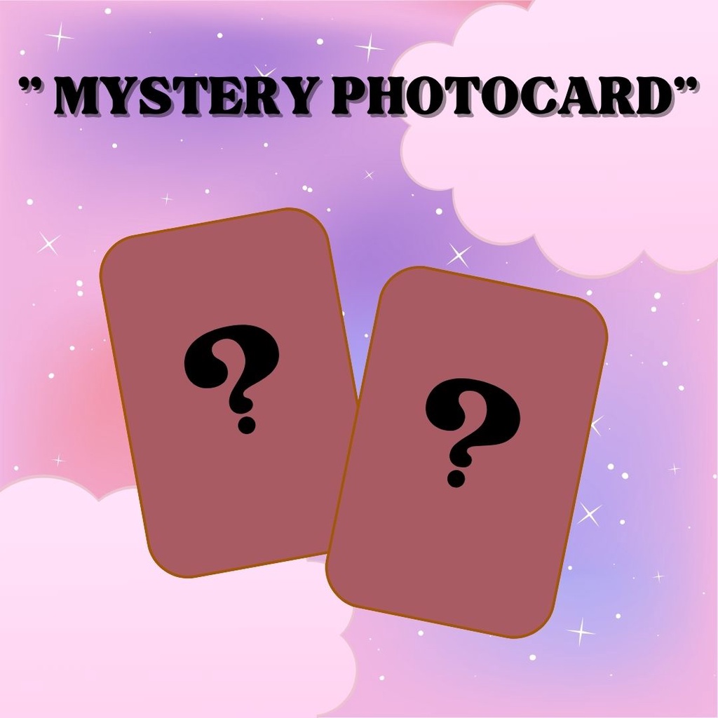 Jual (MIN 10PCS PEMBELIAN) Random Photocard Mistery Photocard nct wayv ...