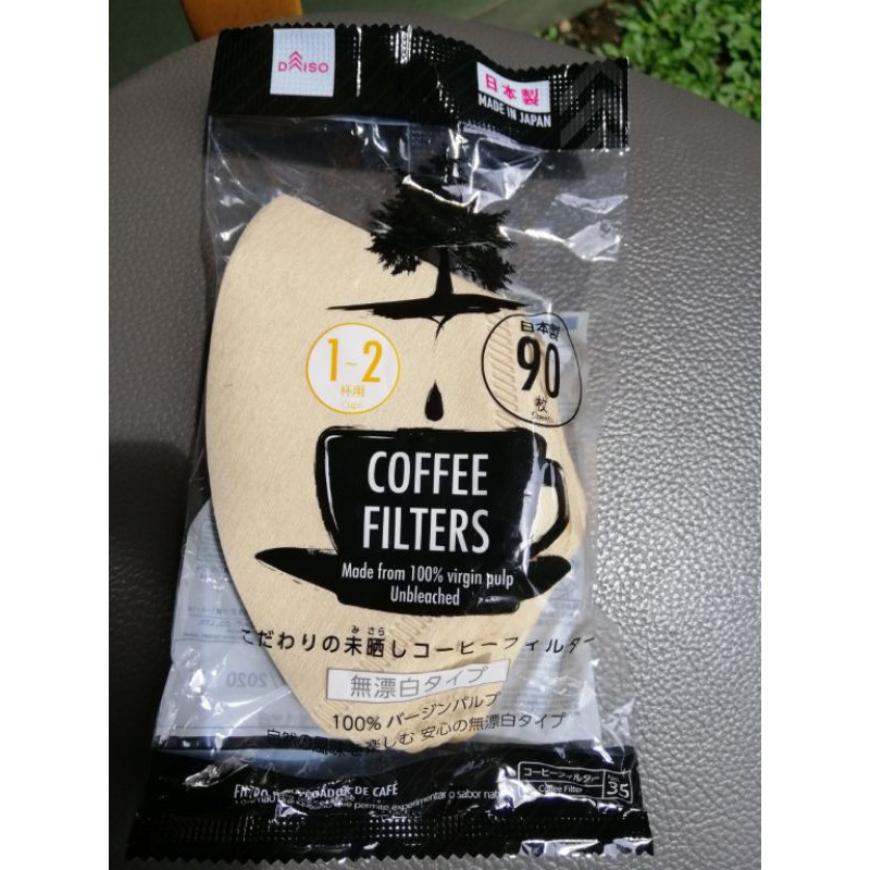 Jual Daiso Coffe Filter, Saringan Filter Kopi Daiso UNBLEACHED 90 ...