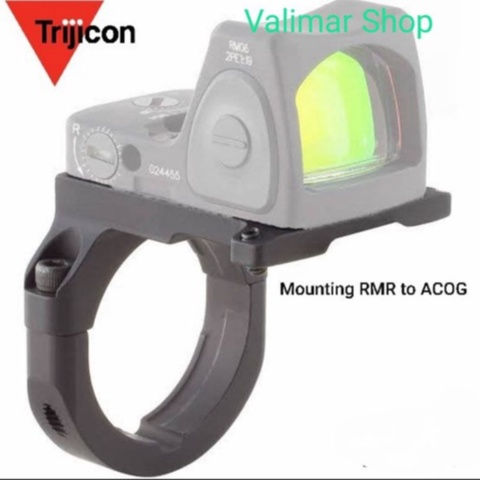 Jual Mounting RMR Doctor Sight to Acog Trijicon dot rail holo fiber ...