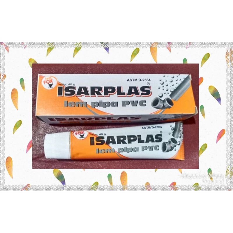 Jual lem pipa pvc isarplas 40gr | Shopee Indonesia
