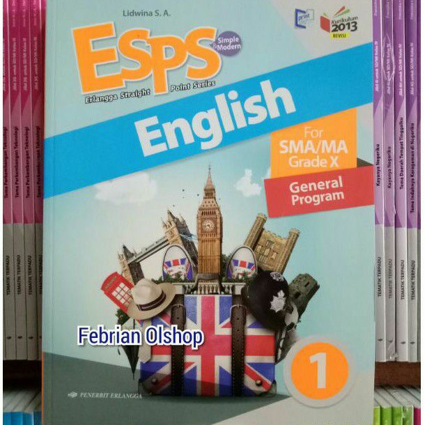 Jual BUKU ESPS BAHASA INGGRIS SMA/MA KELAS 10 REVISI K13N ERLANGGA | Shopee Indonesia