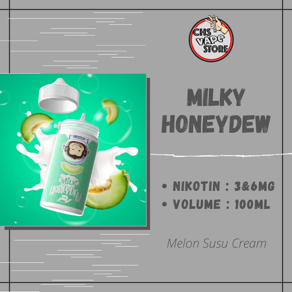 Jual Liquid Vape Milk Honeydew 100ml Susu Melon Enak | Shopee Indonesia