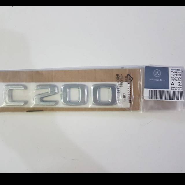 Jual Emblem Mercy C200 Logo Emblem Mercedes Benz C200 Bisa Untuk Semua ...