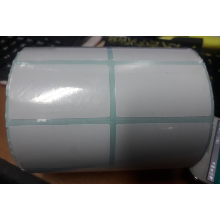 Jual KERTAS STICKER LABEL SEMICOATED 50X30 2 BARIS ISI 2500PCS | Shopee ...