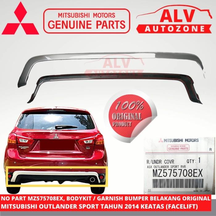Jual BODYKIT GARNISH SPOILER BUMPER BELAKANG OUTLANDER ACTION ...