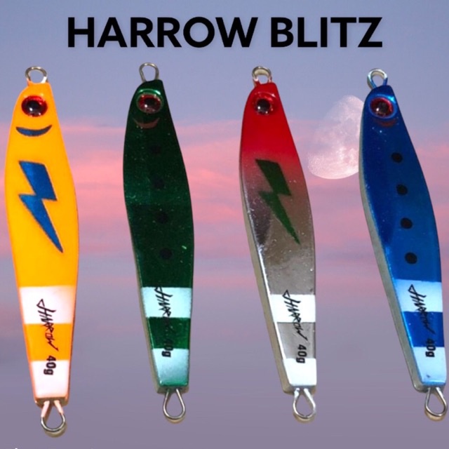 Jual Metal Jig 40 gram Saltwater Lure Harrow Blitz | Shopee Indonesia