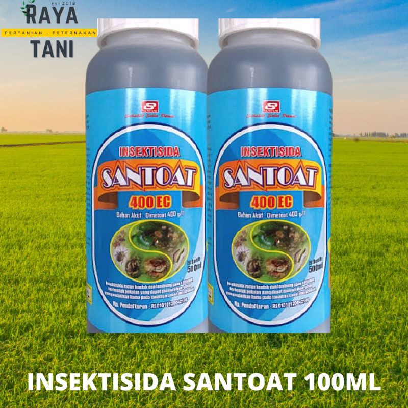 Jual INSEKTISIDA santoat 400ec 100ml Dimetoat 400 | Shopee Indonesia