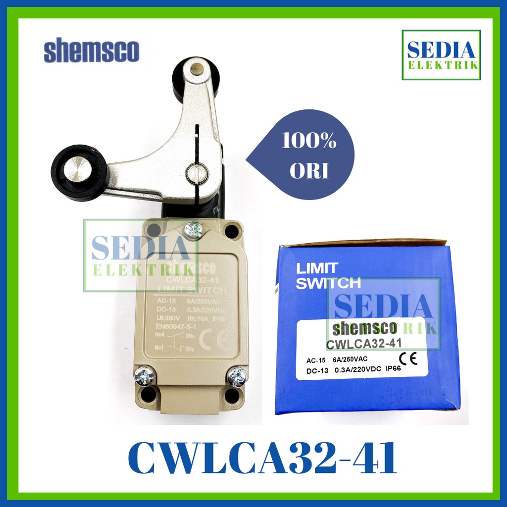 Jual Limit Switch Shemsco CWLCA32-41 setara OMRON WLCA32-41 WLCA 32 41 ...