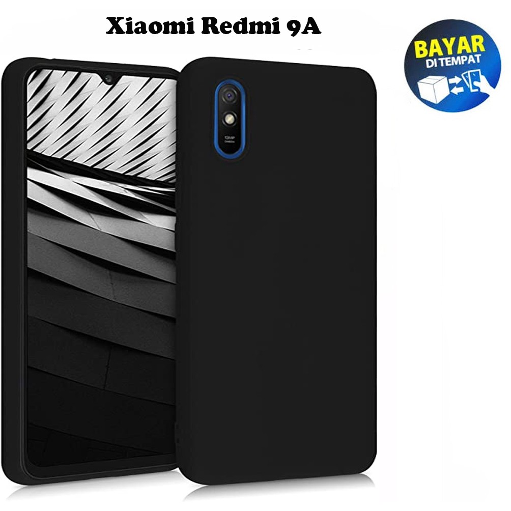 Jual Casing Xiaomi Redmi 9A SoftCase Black Matte | Shopee Indonesia