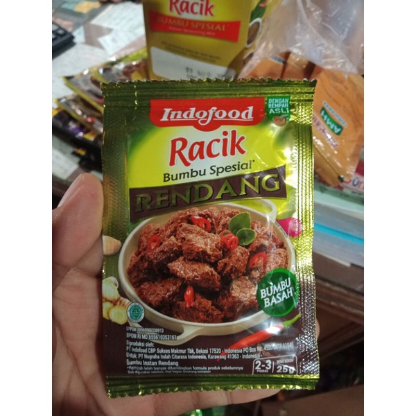 Jual Indofood Racik Bumbu Rendang 25gr | Shopee Indonesia
