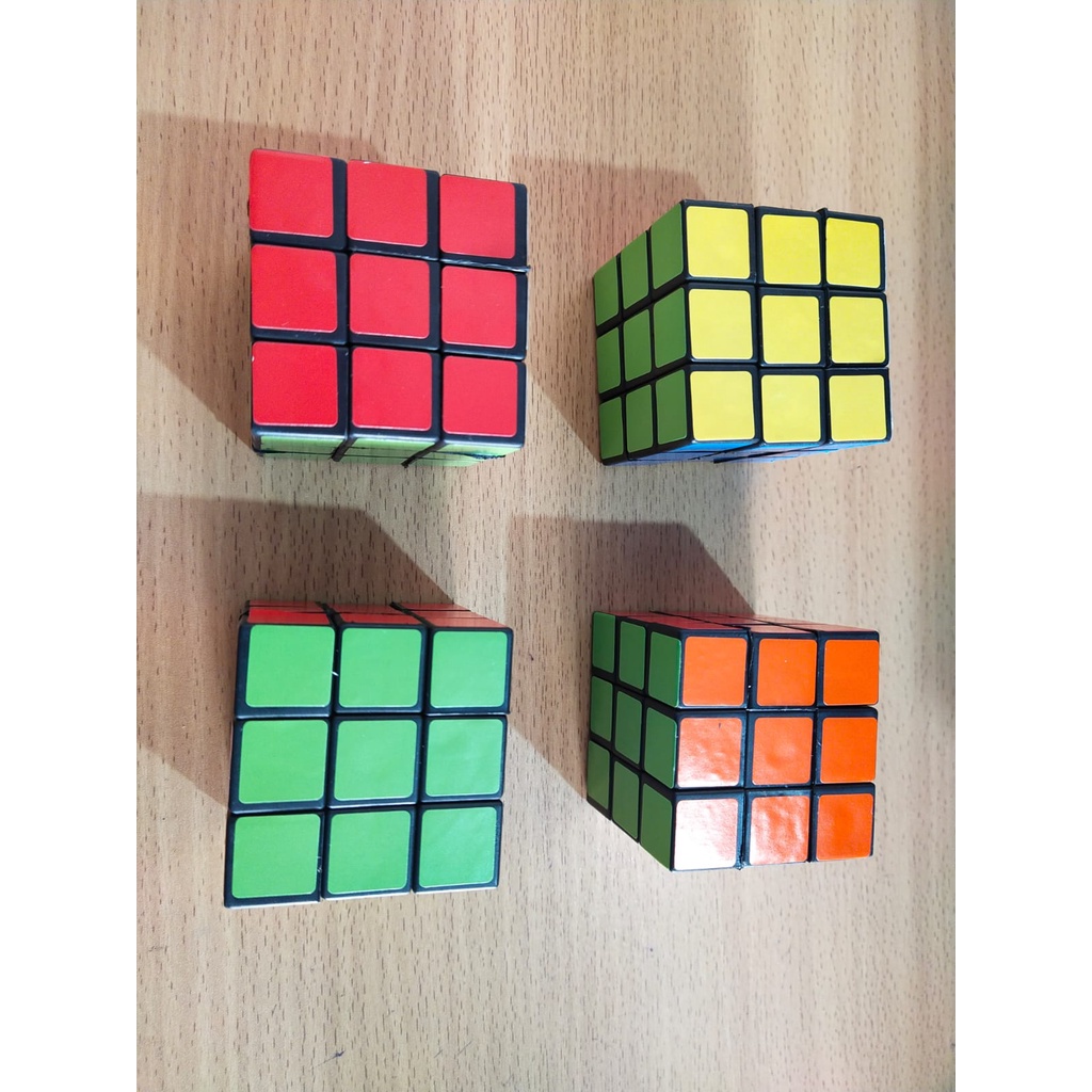 Jual Mainan edukasi Anak Rubik besar Kubus Kotak ukuran 3 x 3 Bahan ...