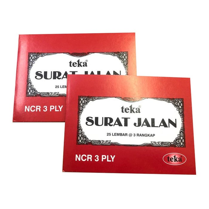 Jual Teka surat jalan besar NCR rangkap 3 x 25 lembar | Shopee Indonesia
