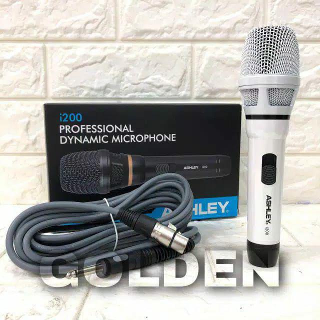 Jual Microphone Kabel Ashley i200 Original Mic Cable i 200 Ashley ...