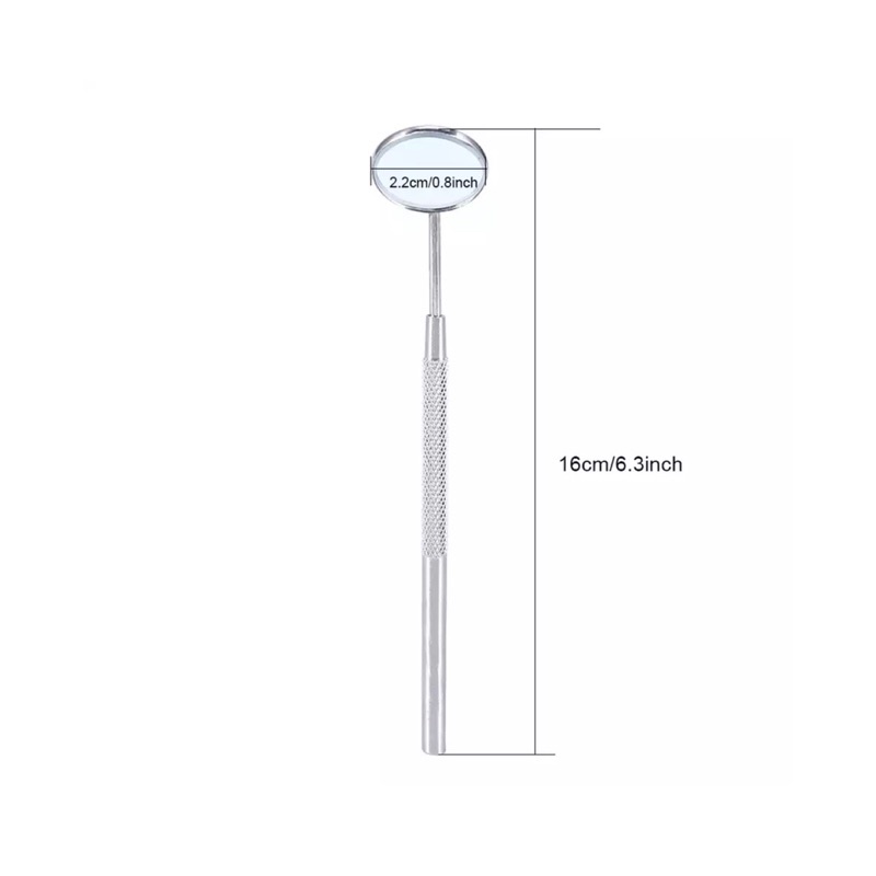 Jual Kacamulut kaca mulut no 4 no 5 GAGANG + KACA laring cermin ...