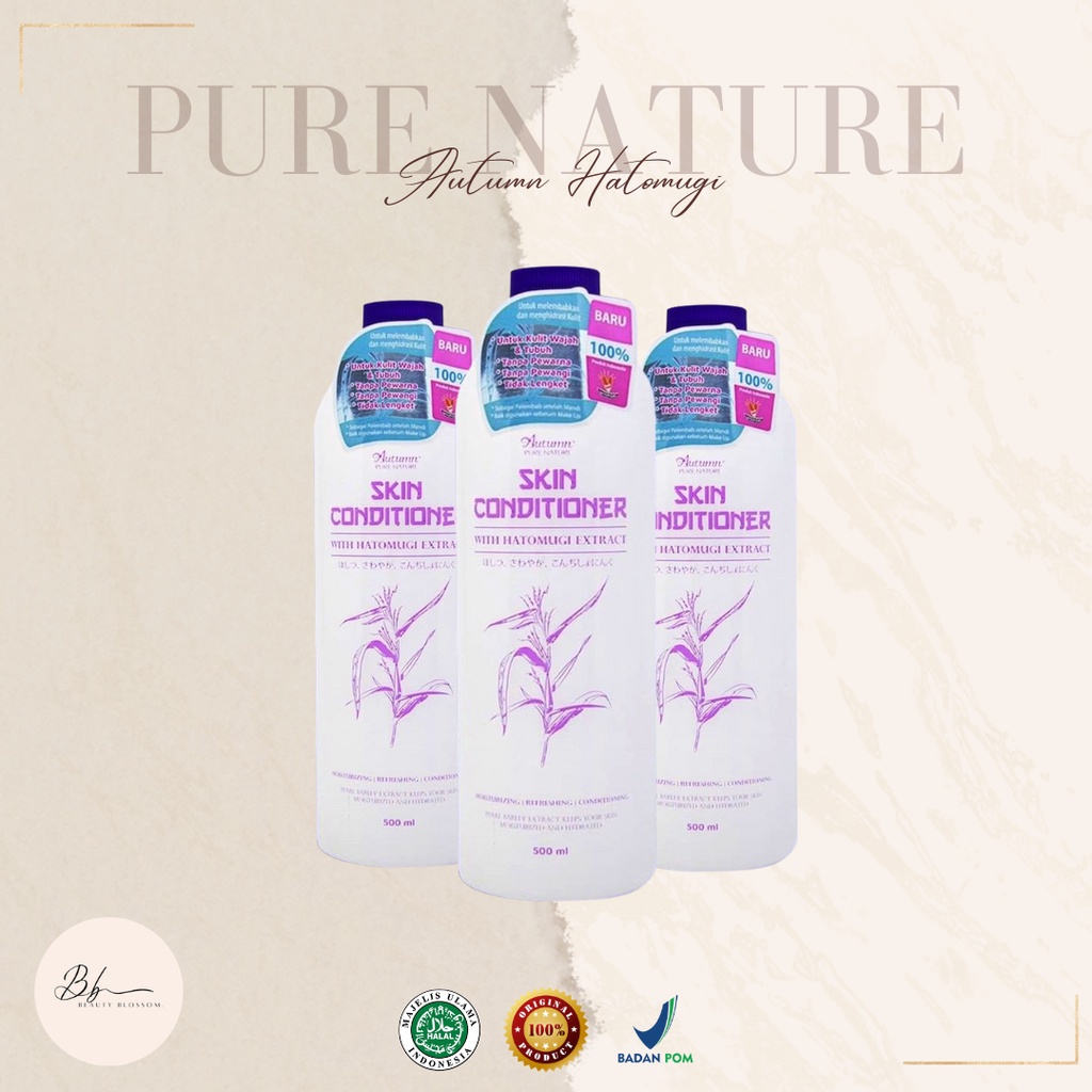 Jual HATOMUGI skin conditioner AUTUMN with hatomugi extract free botol ...