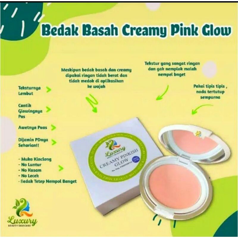 Jual CREAMY PINKISH GLOW / BEDAK BASAH LUXURY | Shopee Indonesia