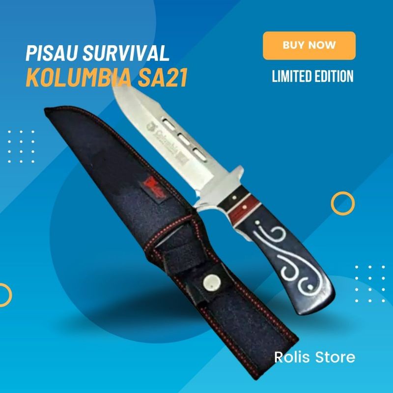 Jual Pisau Colombia Survival SA21 | Shopee Indonesia