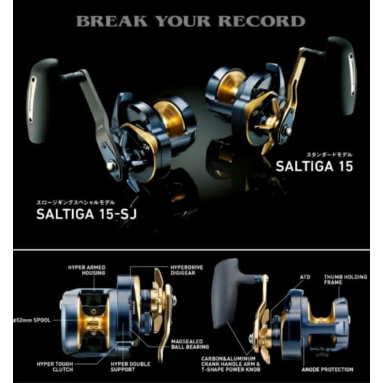 Jual REEL DAIWA SALTIGA 22 15HL / 15HL-SJ / 15-SJ / 15L-SJ - MADE IN ...