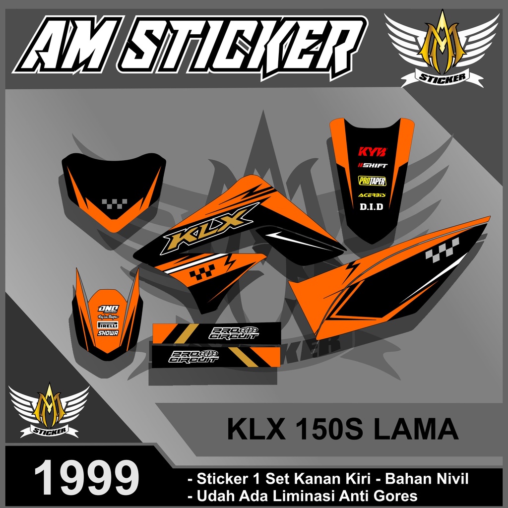 Jual KLX 150 S Lama & KLX 150 L Lama / KLX 150 Lama Decal / Sticker ...