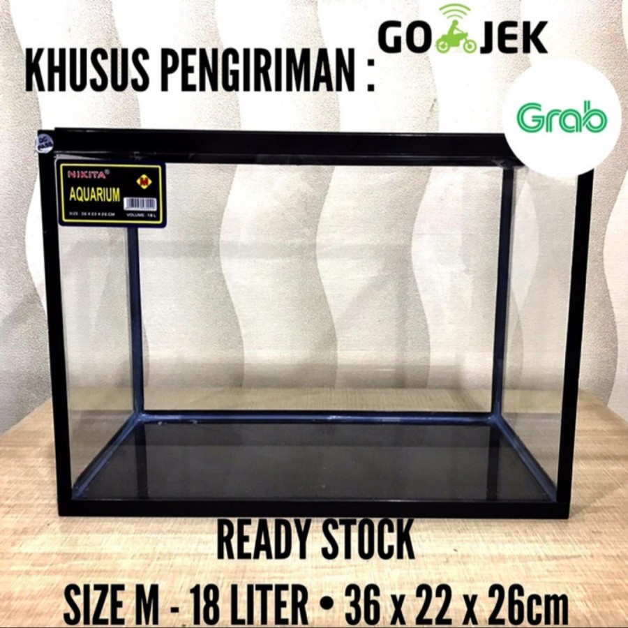 Jual Aquarium nikita M / aquarium reptil / aquarium ikan/ aquarium triset M | Shopee Indonesia