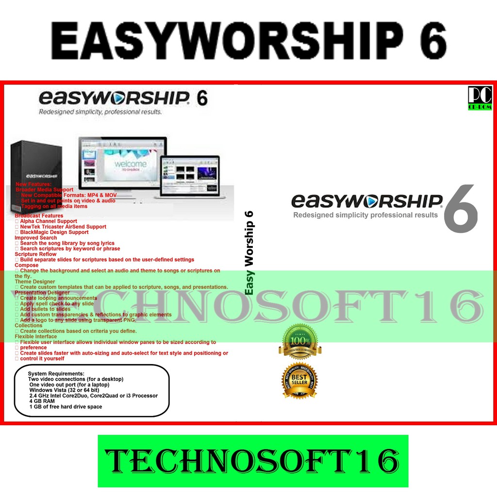 Jual EASYWORSHIP 6 ( Full Version ) | Shopee Indonesia
