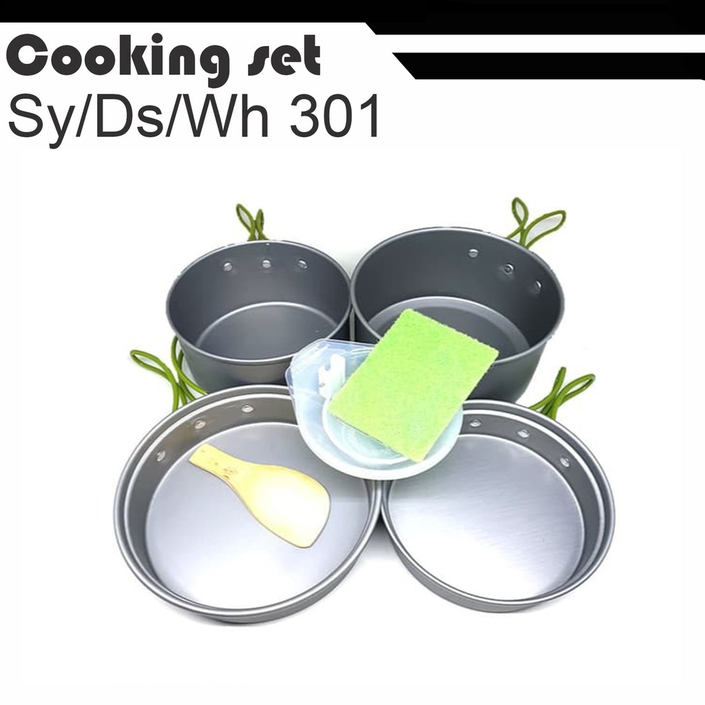 Jual NESTING / COOKING SET / DS 301 / PANCI KEMPING | Shopee Indonesia