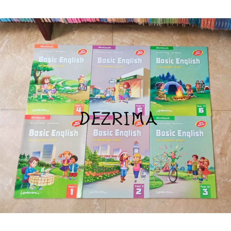 Jual Workbook Basic English Kelas 1 2 3 4 5 6 SD - MI K13 YUDHISTIRA ...