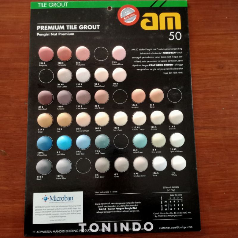 Jual Pengisi Nat Keramik AM 50 Premium Tile Grout | Shopee Indonesia