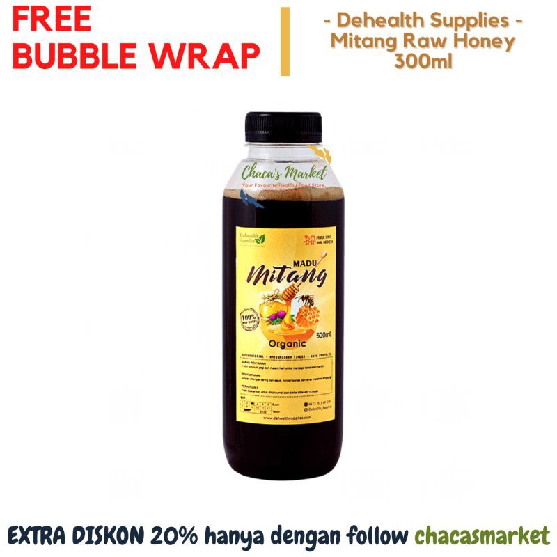 Jual Deheatlh Supplies Mitang Raw Honey 300ml (Madu Hutan Asli & Mentah) | Shopee Indonesia