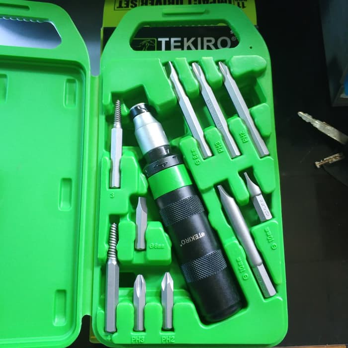 Jual Tekiro Obeng Ketok Set 11 Pcs - Obeng Getok Tekiro Original ...