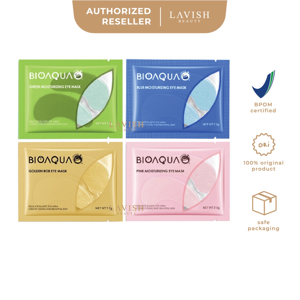 Jual BIOAQUA BIO AQUA Green // Blue // Pink // Golden Moisturizing Eye ...