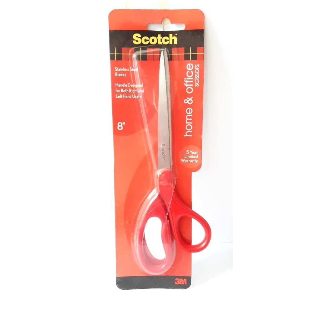 Jual GUNTING SCOTCH 3M HOME & OFFICE 8 INCH 1408 SCISSORS BAGUS ...