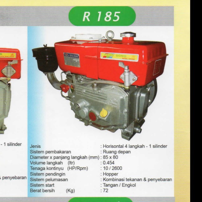 Jual MESIN DIESEL JIANGDONG R175 - JD 42D | Shopee Indonesia
