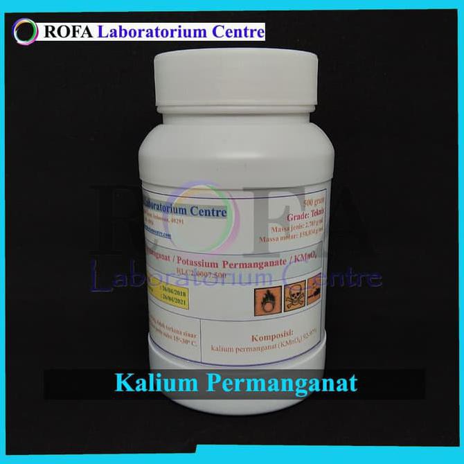 Jual Kalium Permanganat / Potassium Permanganate / Kmno4 500 Gram ...