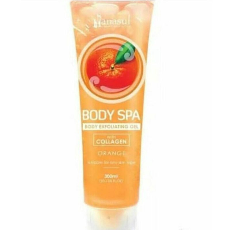 Jual Hanasui Body SPA with Collagen - Orange (BPOM) | Shopee Indonesia