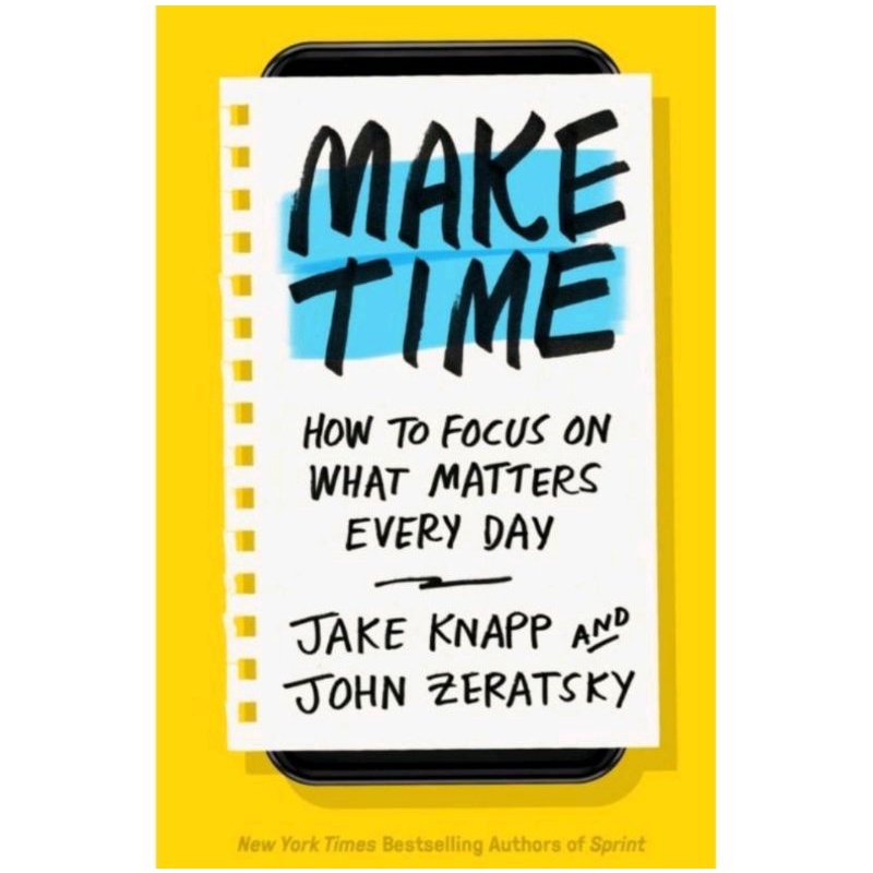 Jual Buku Make Time : How To Fokus On What Matters Every Day (English ...