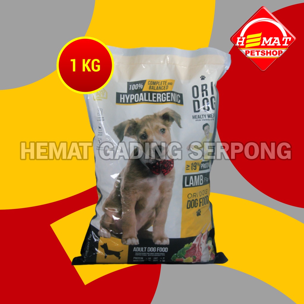 Jual Makanan Kering Anjing Dewasa Ori Dog Food Lamb Domba Adult Repack ...