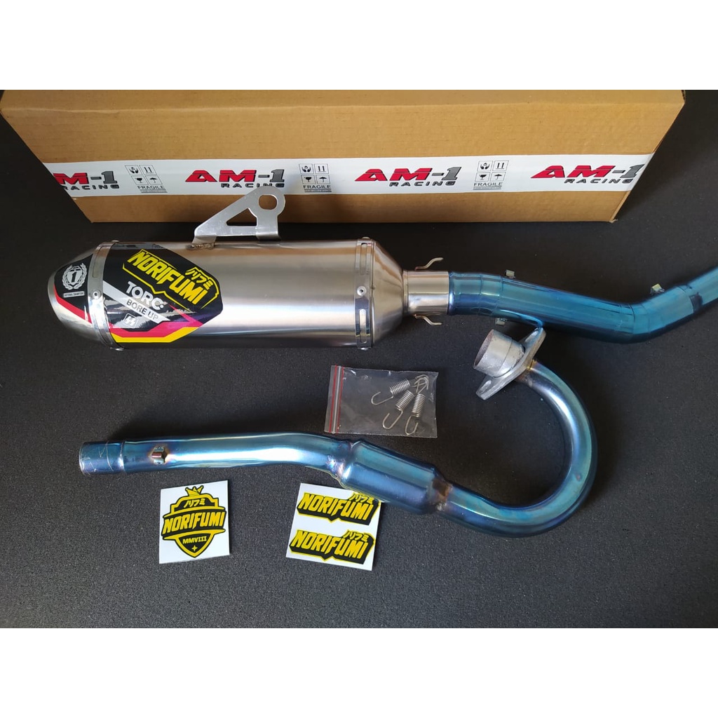 Jual Kenalpot Knalpot Racing Bluemoon Norifumi Torc Bore up Boreup ...