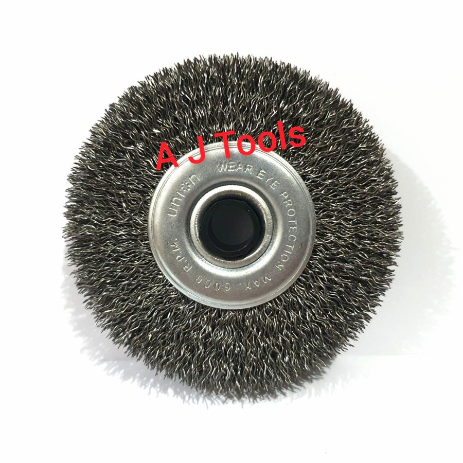 Jual Sikat Kawat Bulat 3" / Steel Wire Wheel Brush 3 inch UNION WW-30 ...