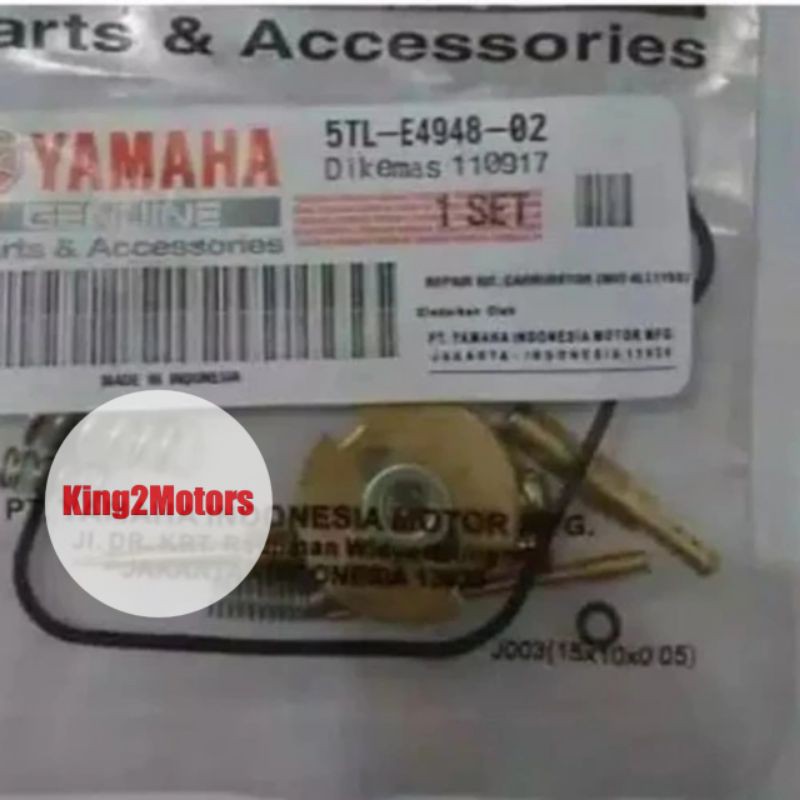 Jual Repairkit Parkit Karburator Spuyer Pilot Jet Main jet Original ...